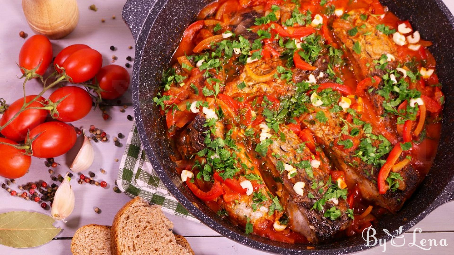 Romanian Fish Stew - Plachie - ByLena.com