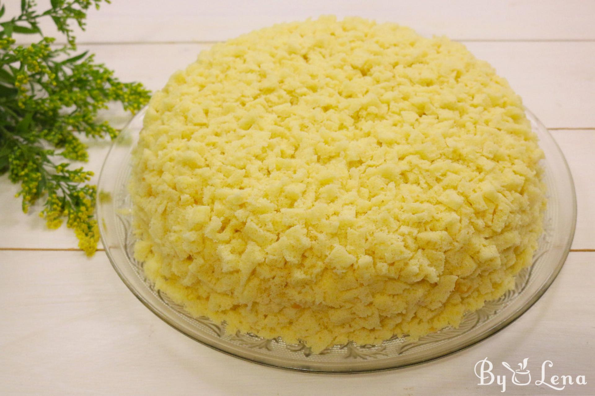 Italian Mimosa Cake - ByLena.com