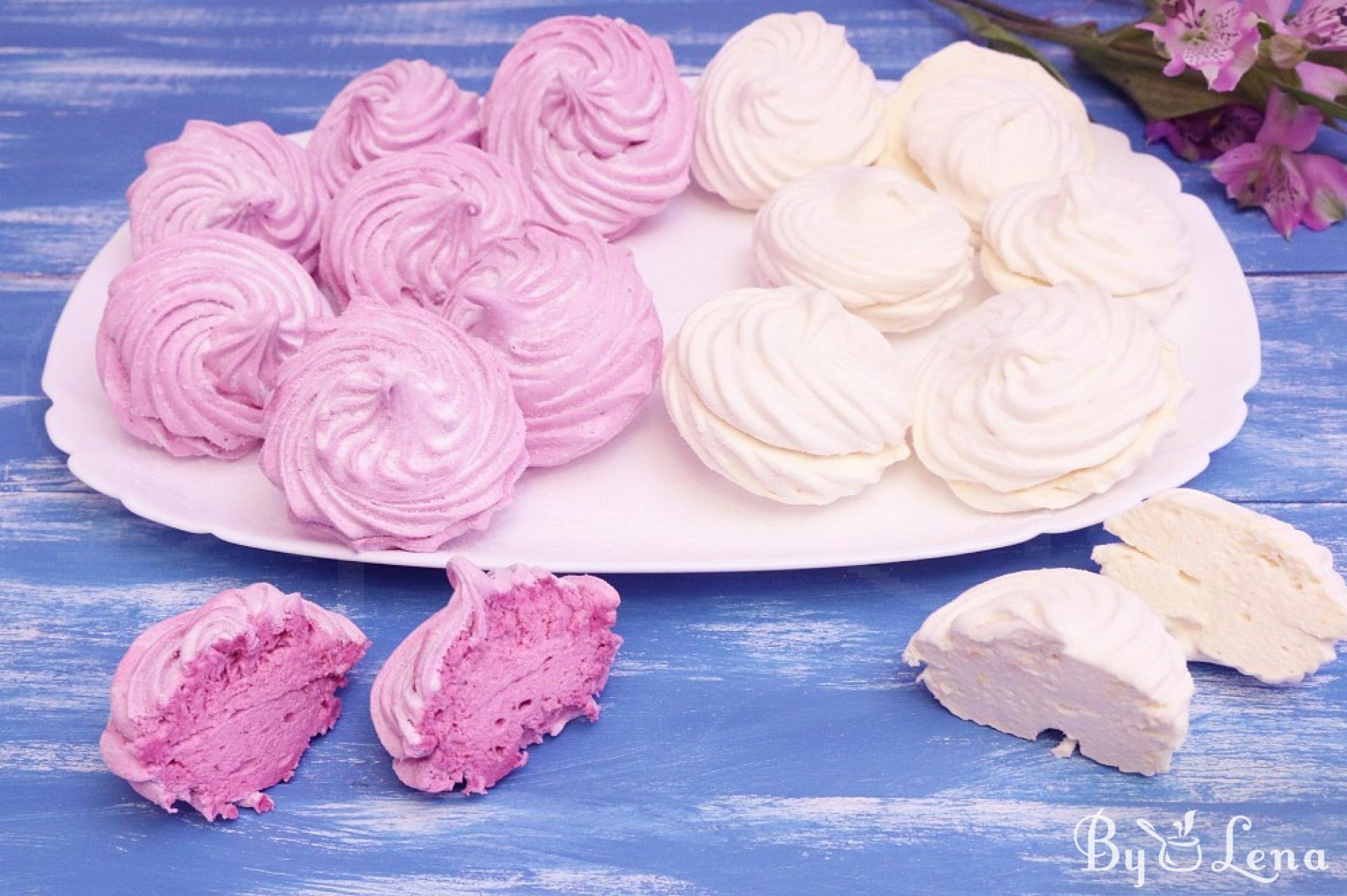 Zefir - bezele moi cu piure de fructe - POZE pe PASI - ByLena.com