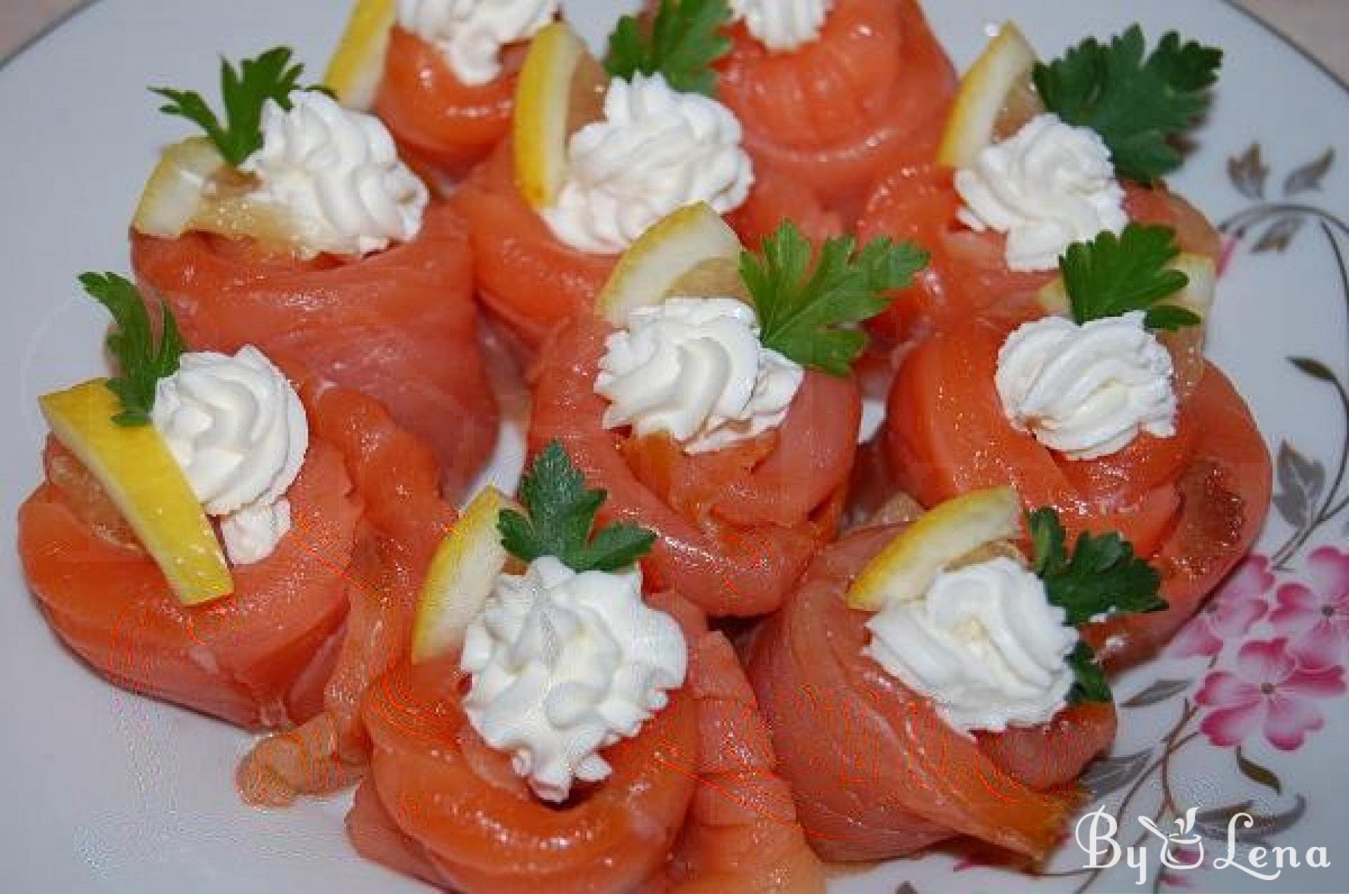 Elegant Smoked Salmon Rose Appetizers Recipe - ByLena.com